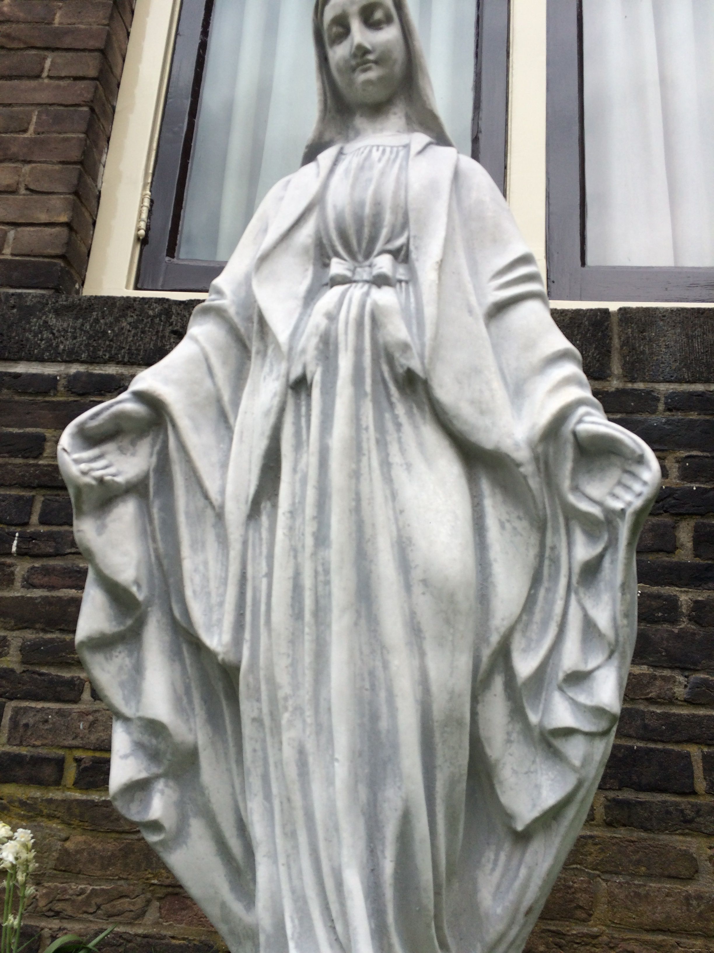 Moeder Maria / Mother Mary, groot vol stenen beeld, PRACHTIG ...